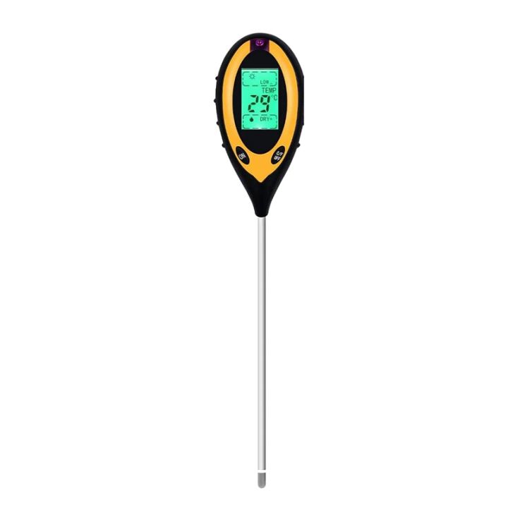 Soil PH Meter Soil Tester, 4 in 1 Soil Test Kit, PH Moisture ...