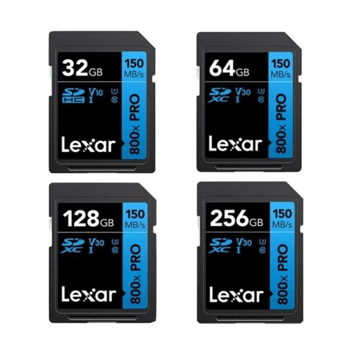 Lexar X800 X-800 PRO High Performance SDXC UHS-I C10 SD Card Up to ...
