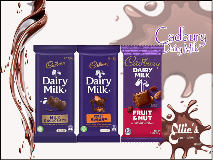 Cadbury Dairy Milk Chocolate - Ellie's Chocolate | Lazada PH
