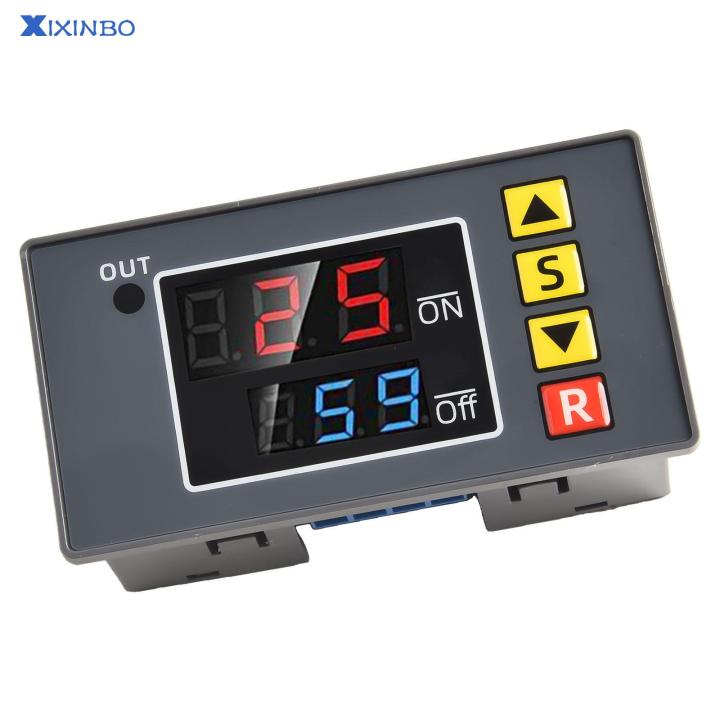 【XIXINBO】 Relay Switch Timer Cycle Programmable Wide 1500W Control DC ...