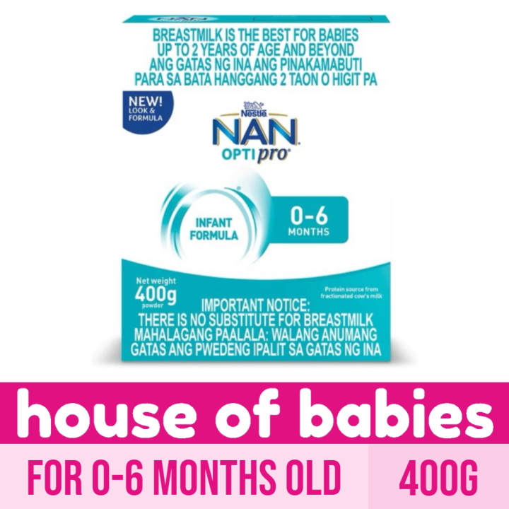 NAN OptiPro One 400g 0-6 Months Old Infant Formula | Lazada PH