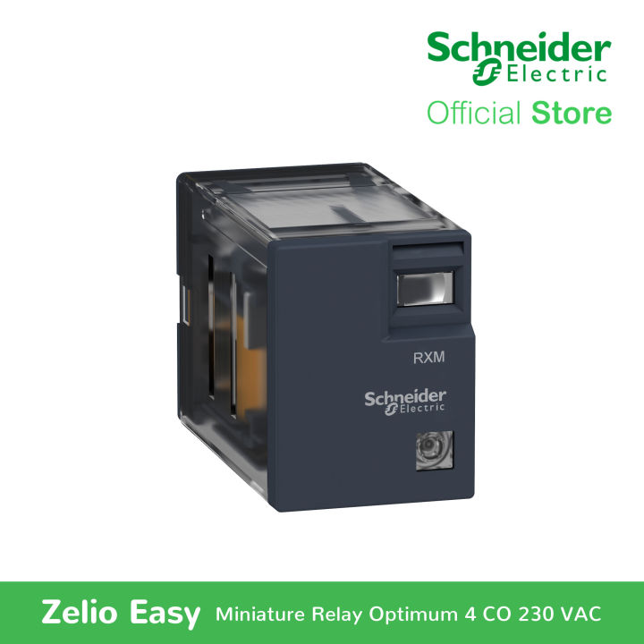 Schneider Zelio Easy Miniature Relay Optimum 4 CO 230 V AC 50/60 Hz Plug-in Relay (RXM4LB2P7 ...