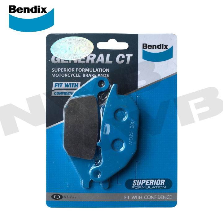 Bendix Motorcycle Brake Pads Rear for Yamaha Sniper 150 MXI, Sniper MX ...
