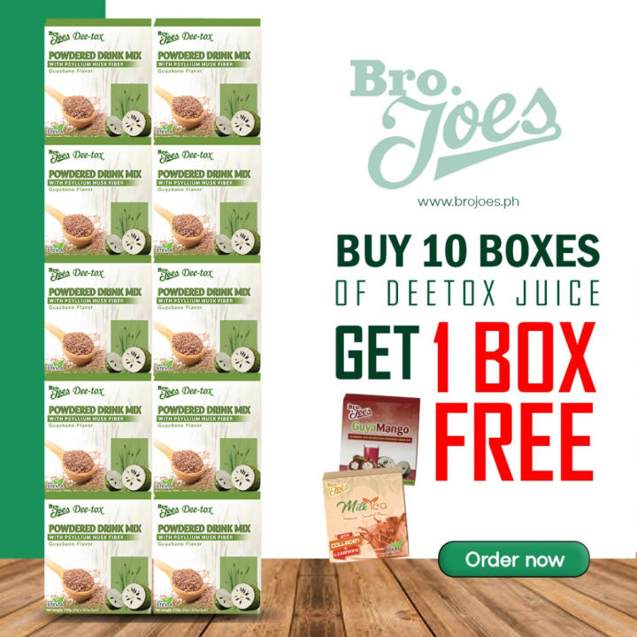 Bro. Joe Deetox Powdered mix drink coffee bundle buy 10boxes and get 1 ...