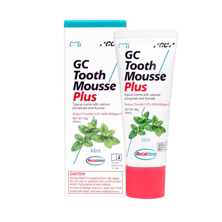 GC Tooth Mousse Topical creme with bio-available calcium and phosphate ...