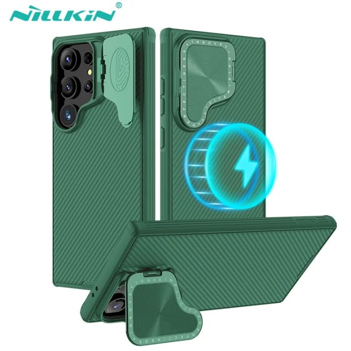 Nillkin CamShield Prop Magsafe Case for Samsung Galaxy S24 Ultra Magnetic Case for Galaxy S24 ...