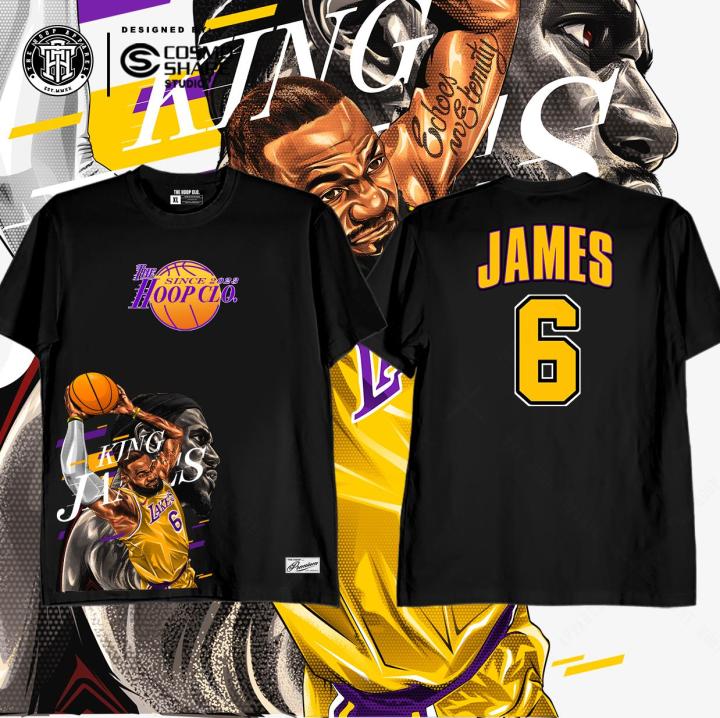 THE HOOP APPAREL LEBRONTO GRAPHIC COTTON TSHIRT FOR MEN AND WOMEN ...