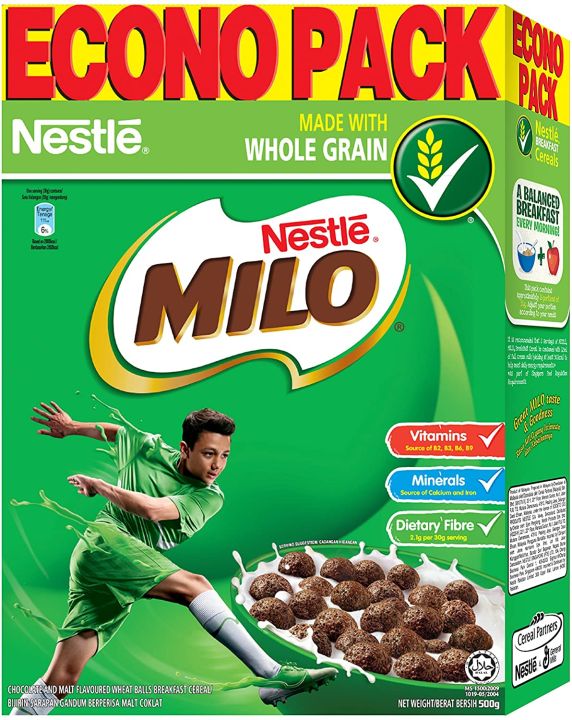 Nestle MILO Cereal with Whole Grain, 450g | Lazada PH