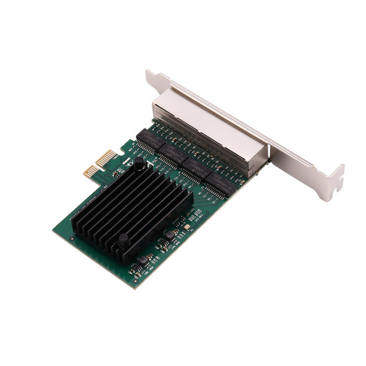 Pci-E X1 Gigabit Network Card Pci-Express 4 Port Ethernet Network Card ...
