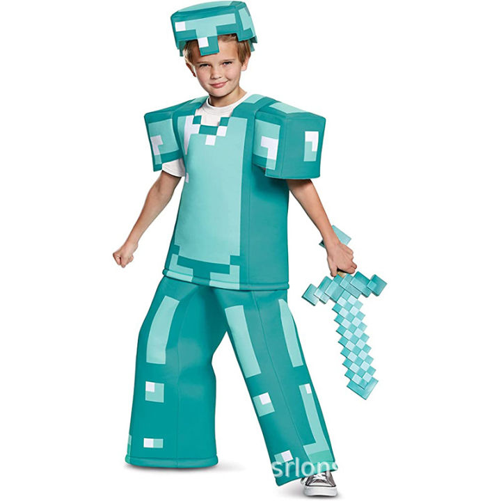 Halloween Children's New Minecraft Armor Collection Boys Girls Cosplay ...