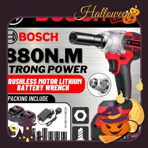 ☃ BOSCH 1599VF 3in1 Impact Wrench 880N.m 6 Size Cordless Electric Impact Wrench Screwdriver ...