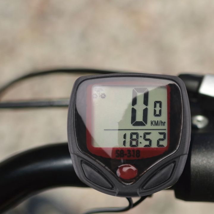 Waterproof Bike Computer Bicycle Meter Odometer Speedometer LCD Display ...