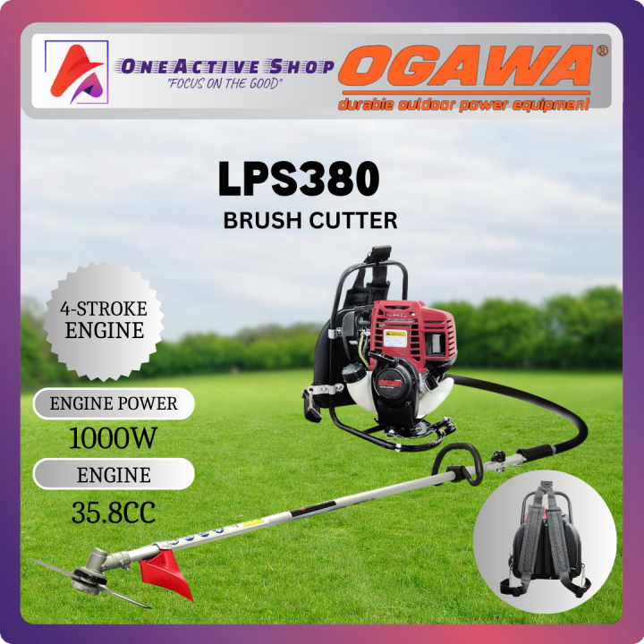 [100% Original] Ogawa Brush Cutter LPS380 | 35.8cc | 4-Stroke | 6500Rpm - Mesin Rumput 4 Stroke ...