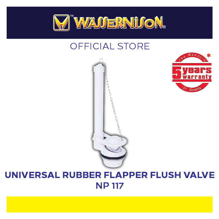 Wassernison Universal Toilet Rubber Flapper Flush Valve | Lazada PH
