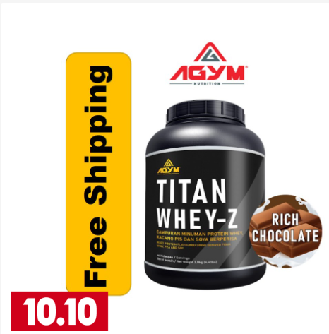 Protein Powder Titan Whey Z Protein HALAL Jakim 2kg (66 servings ...