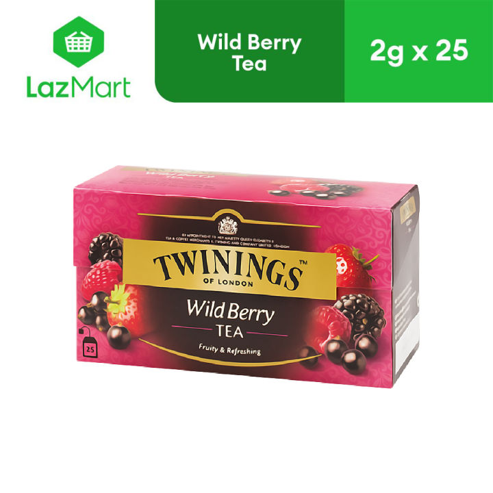 Twinings Wild Berry Fruit Tea 2g x 25 | Lazada PH