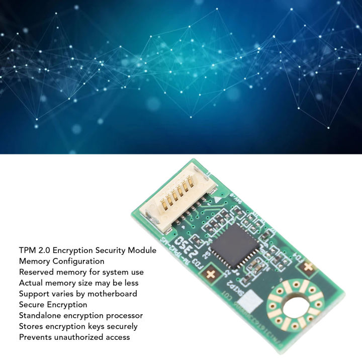 TPM 2.0 Encryption Security Module TPM 2.0 Trusted Platform Module ...