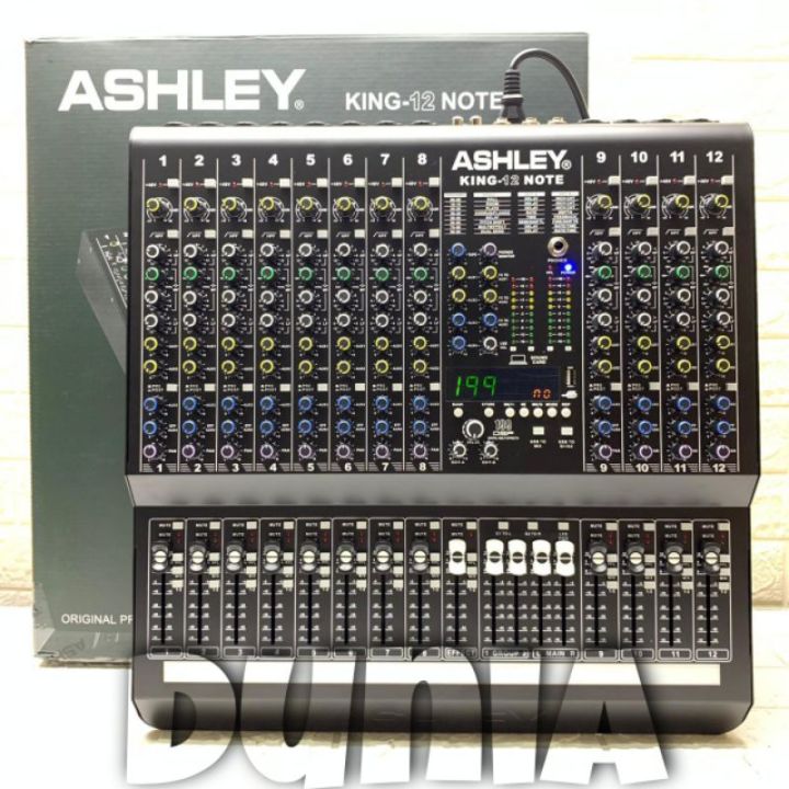 Mixer Ashley King 12 Note Original 12 Channel Interface USB - Bluetooth ...