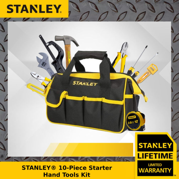 STANLEY® 10-Piece Starter Hand Tools Kit [Lifetime Warranty] | Lazada PH
