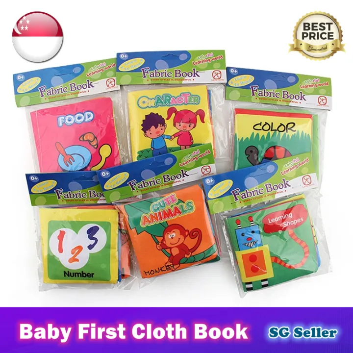 【SG Ready Stock】Baby First Soft Cloth Plush Book★Early Childhood ...