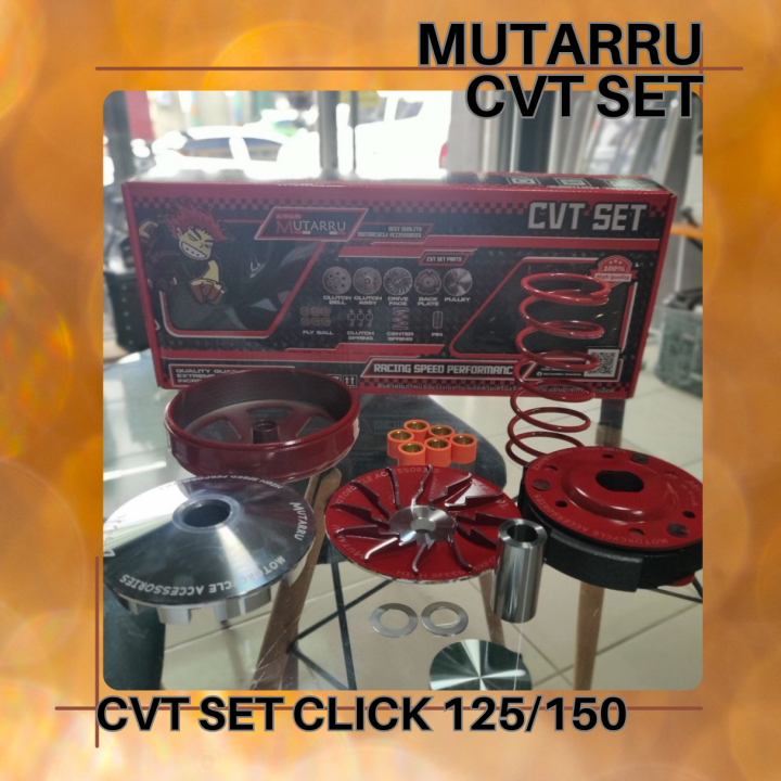 Mutarru cvt set for honda click 125/ 150 cc motorcycles whc | Lazada PH
