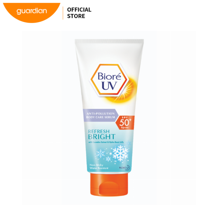 Biore Uv Body Serum Anti-Pollution Refresh Bright Spf50 150Ml | Lazada