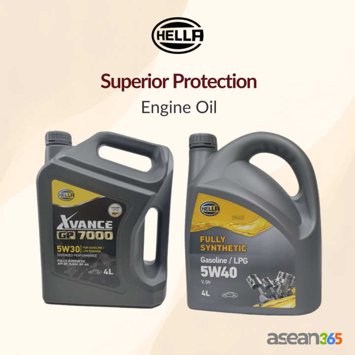 HELLA Engine Oil Fully Synthetic 5W-40 5W-30 4L | Lazada Singapore