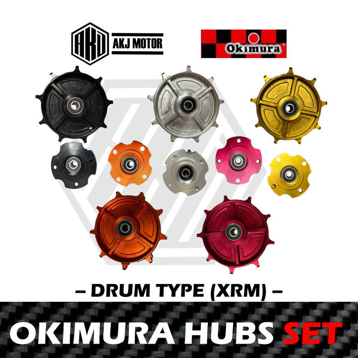 HONDA XRM / WAVE HUB SET DRUM TYPE - OKIMURA ( FLOWER TYPE ) | Lazada PH
