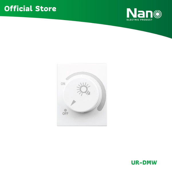 NANO สวิตช์หรี่ไฟ 300 วัตต์ ขนาด 1.5 ช่อง Urban series รุ่น UR-DM ...
