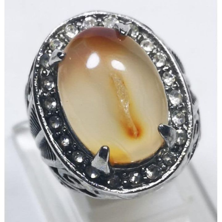 Natural Batu Akik Combong Kristal Elegant | Lazada Indonesia