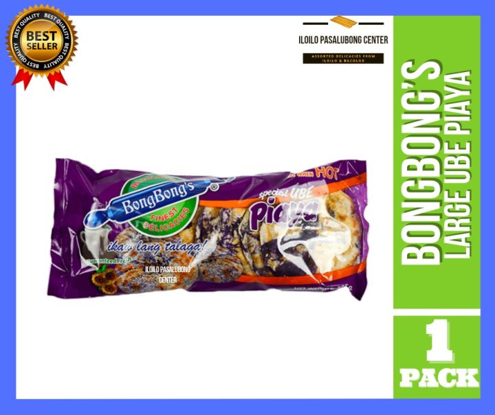 BONGBONGS PASALUBONG Ube Piaya | iloilo bacolod pasalubong | Lazada PH