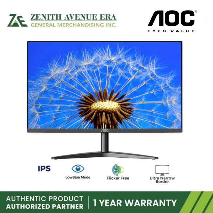 AOC 24B1XH2 23.8" IPS 100Hz FHD VGA/HDMI Monitor | Lazada PH