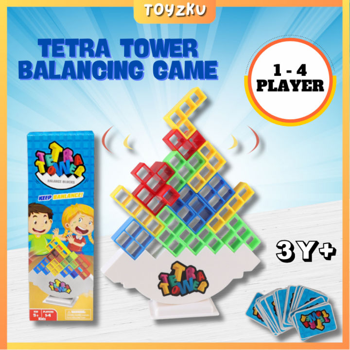 Tetra Tower Balancing Game Permainan Menyeimbangkan Menara Tetra ...