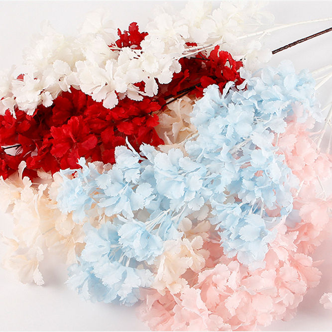90cm Artificial Flowers Floating Snow Cherry Blossom Encryption ...