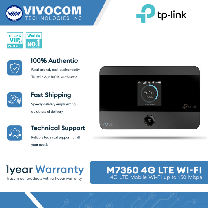 TP-Link M7350 4G Openline LTE Mobile Wi-Fi Hotspot Globe/Smart/Sun ...