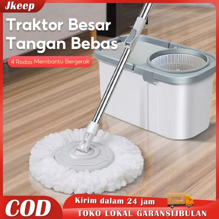 Jkeep Alat Pel Lantai Ember Free Kain Pel Cadangan Kain Fiber Dengan ...
