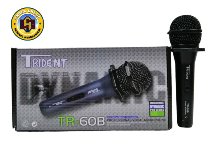 Trident TR 60B the professional dynamic microphone hyper cardoid Heavy ...