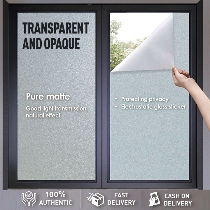 Frosted Opaque Glass Window Film For Window Privacy Adhesive Glass ...