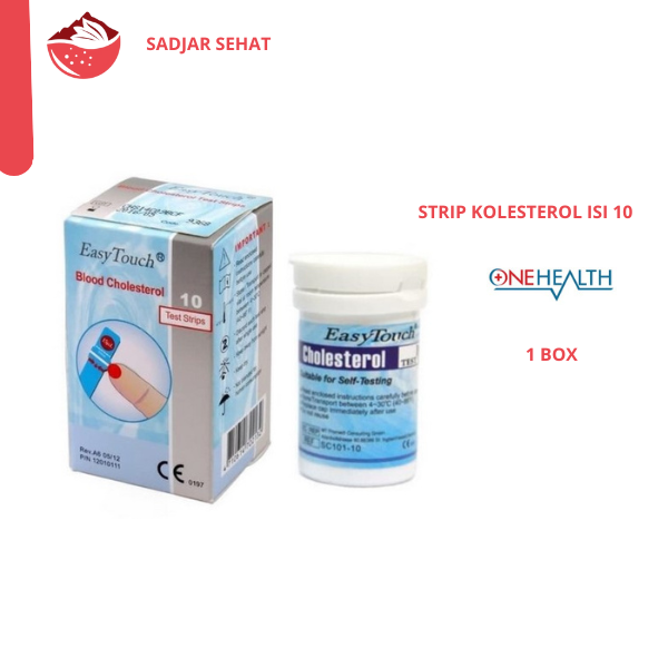 Sadjar Sehat Stik Cek Uji Strip Kolesterol Easytouch Cholesterol isi 10 ...