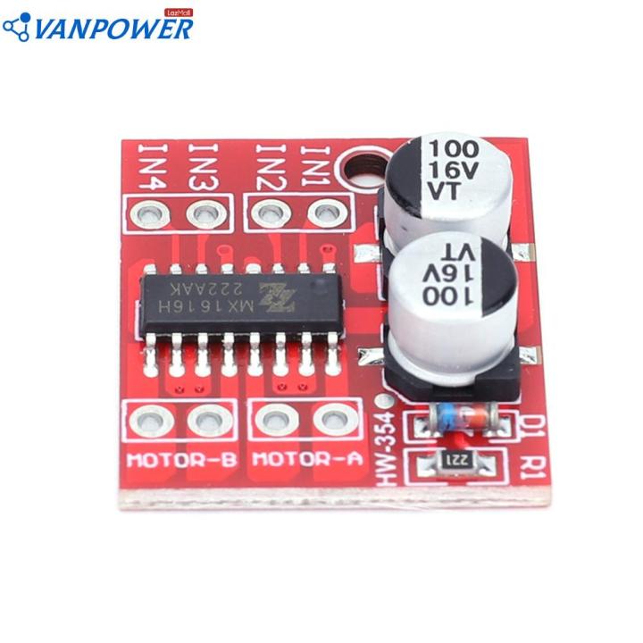 L298N DC Motor Driver Module Dual H Bridge Mini DC Stepper Motor Board ...
