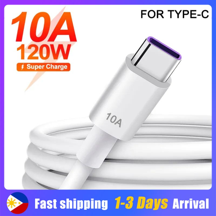 120W 10A USB Type C USB Cable Super Fast Charing Line for Xiaomi ...