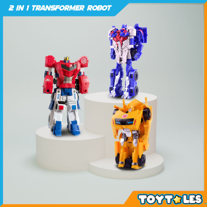 [TOY TALES] 2in1 Robot Transformer Mobil - Mainan Robot Transformer ...