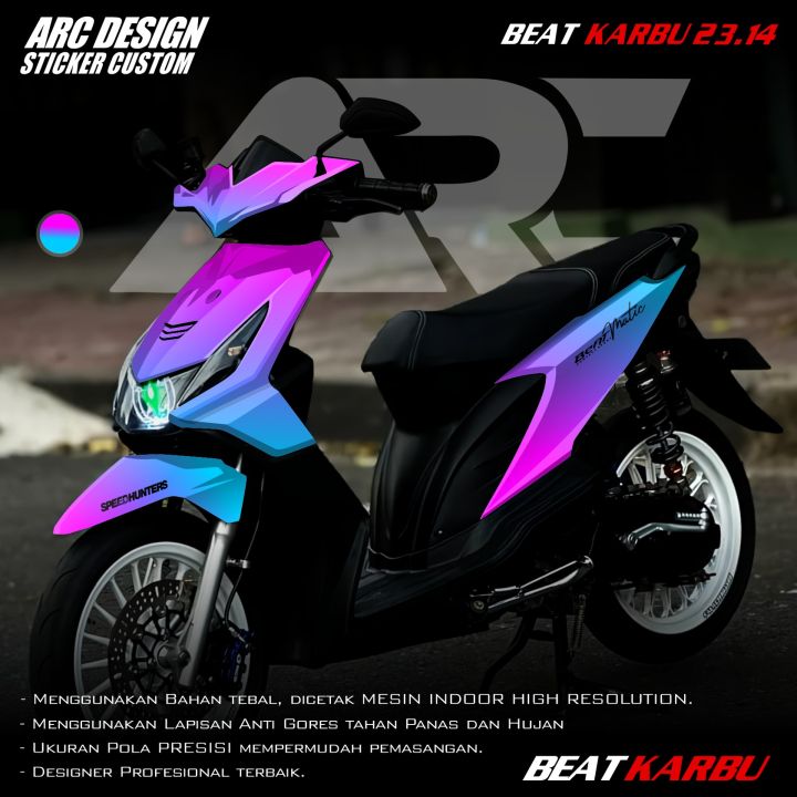 (PROMO COD) TERBARU Decal Sticker Honda Beat Karbu Full Body - Stiker ...