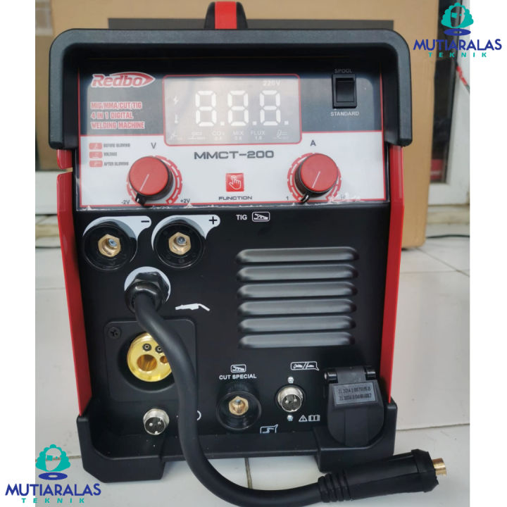 Redbo Mesin las 4 in 1 MMCT-200 Mig Mma Cut Tig digital Welding machine ...