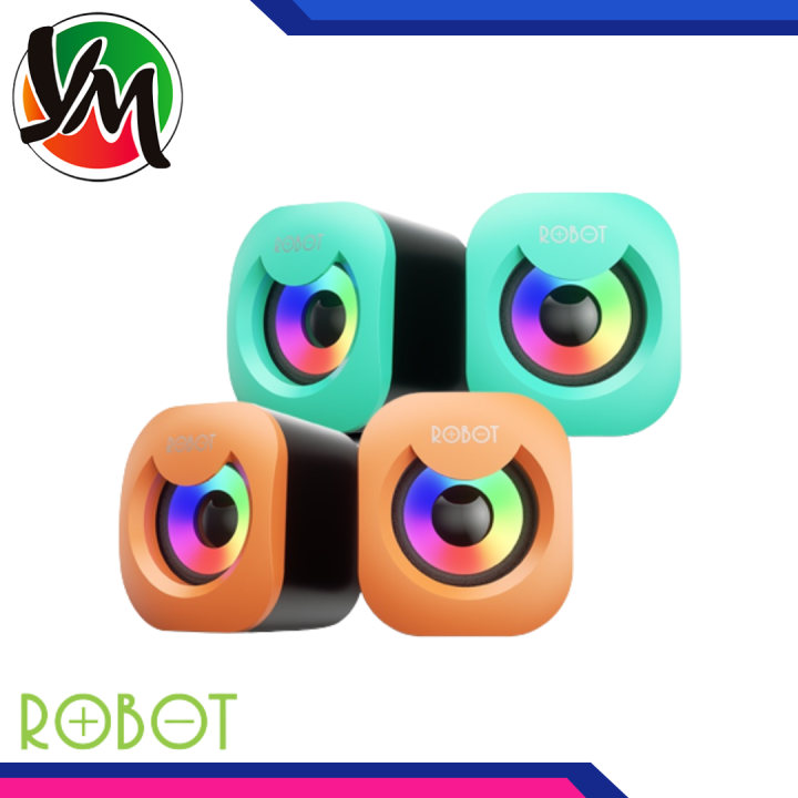 SPEAKER ROBOT RS180 Efek lampu dinamis keren RGB dan hasil suara yang ...