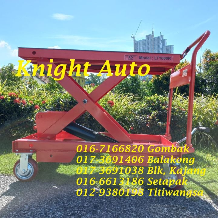 X5 (1000kg) 1-Ton Hydraulic Scissor Lift Table | Lazada