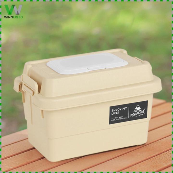 Portable Seasoning Bottle Storage Box 1.1L Napkin Paper Tissue Storage ...