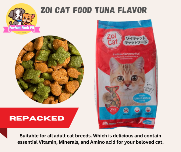 Zoi Cat Food Tuna Flavor Dry Cat Food Repacked | Lazada PH