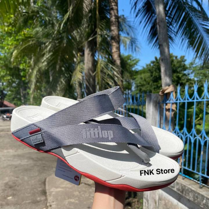 รองเท้าแตะ (Fitflop) LoGoใส่สบาย รุ่นขายดีมาก มี4สี่ สีเทาขาวแดง สีดำ ...