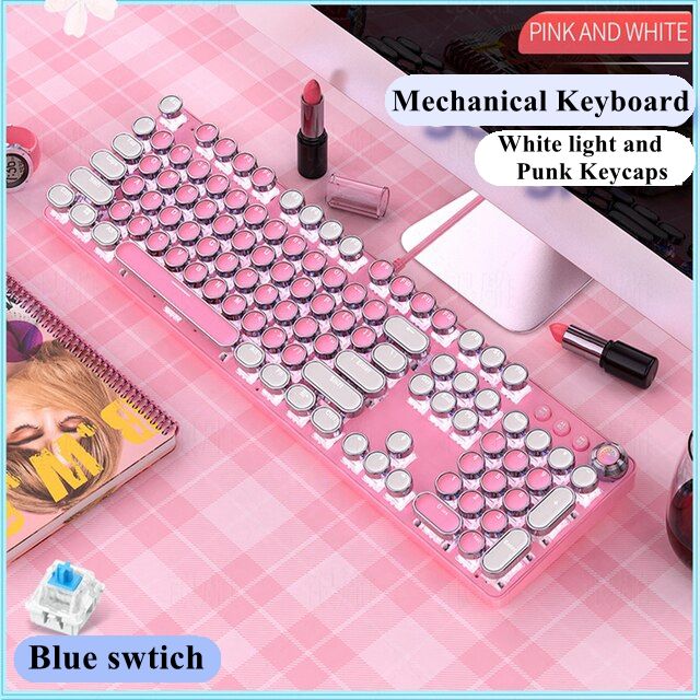 【XMT】Yindiao ZK4 Mechanical Gaming Keyboard 104-keycaps+Wired Keyboard ...